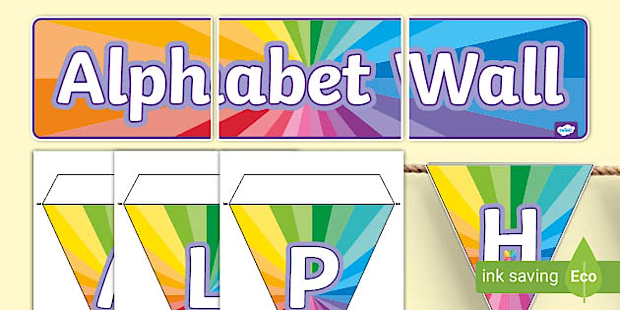 Alphabet Wall - Primary Education - EYLF (teacher made)