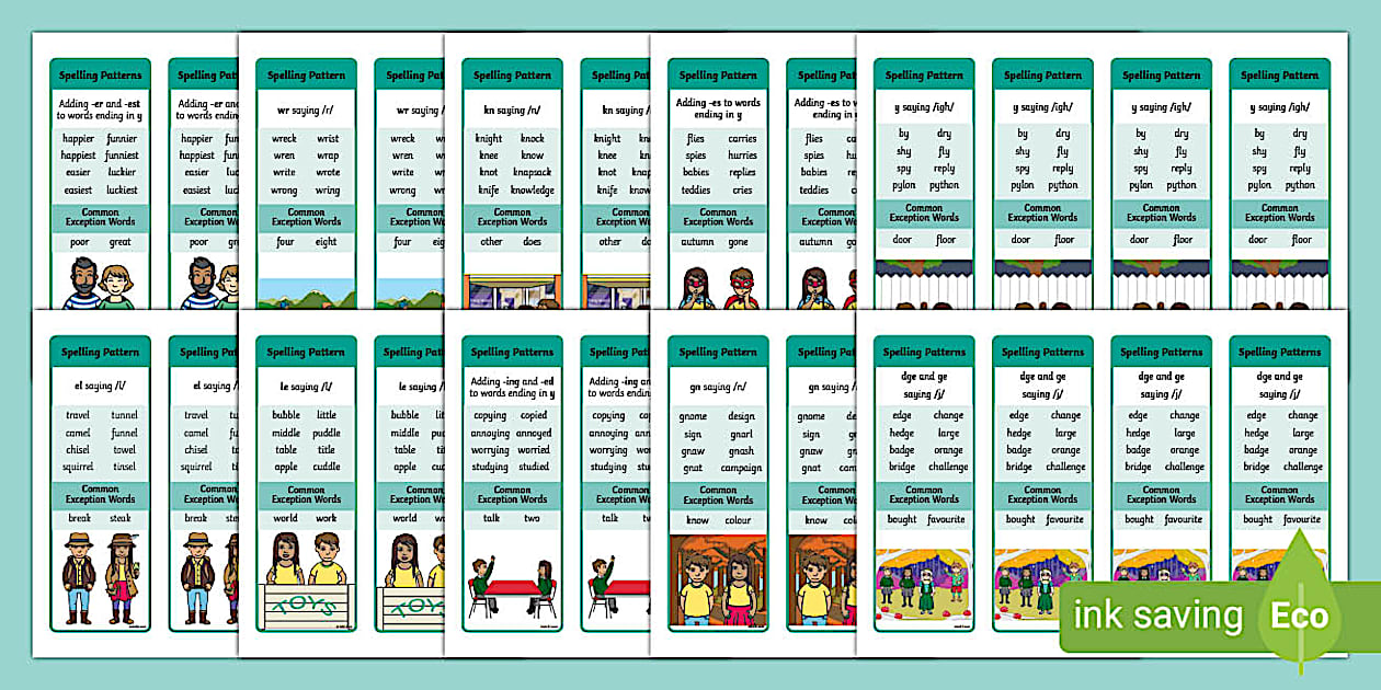 Level 6 Weeks 1-10 Spelling Bookmarks Bumper Resource Pack