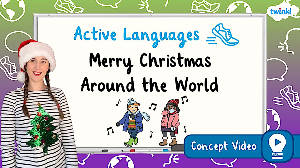 👉 Merry Christmas Around the World | Active Languages Concept Video