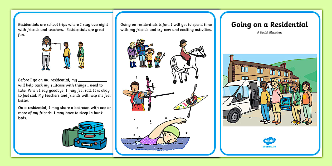 Field Trip Social Story - Social Situations | Twinkl