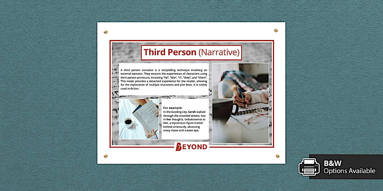 Third-Person Narrative Display | Twinkl Ireland - Twinkl