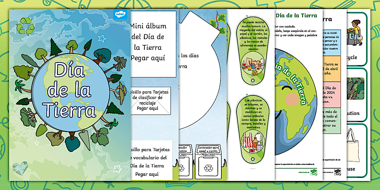 Lapbook: Día de la Tierra - Twinkl