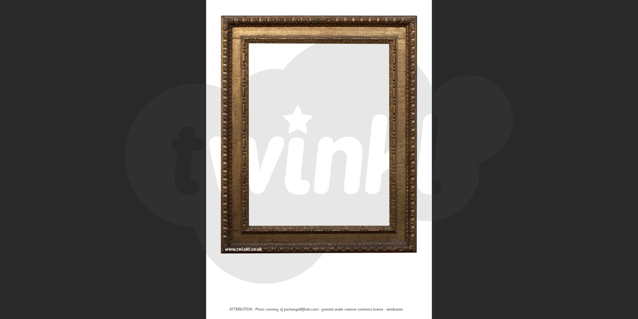 photograph border template