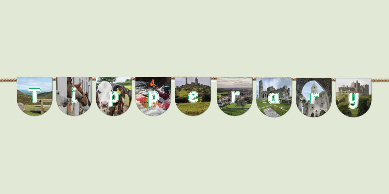 * NEW * Tipperary Photo Display Bunting - Twinkl