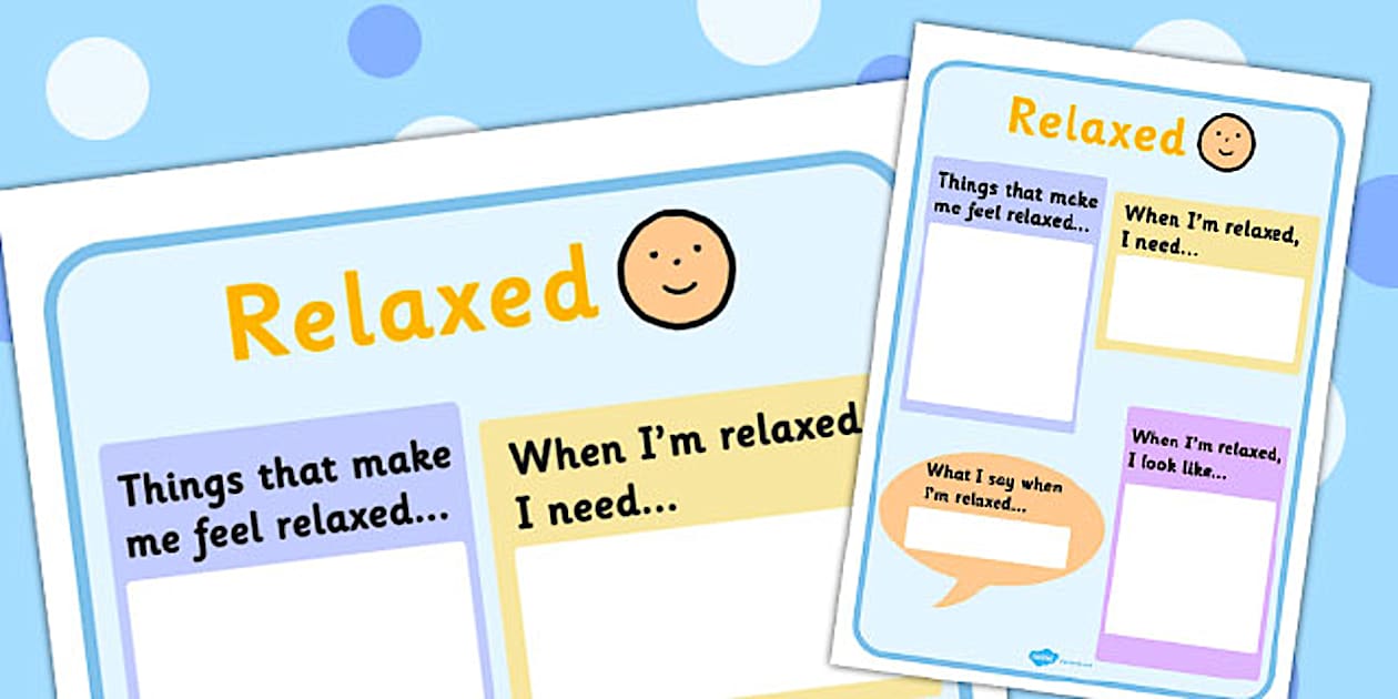 Relaxed Writing Template (teacher made) - Twinkl