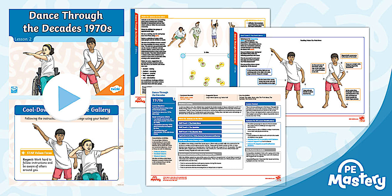 Grade 5/6 1970s Dance Lesson Pack