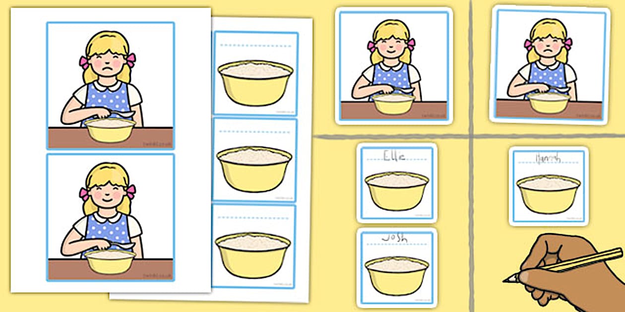 Porridge Pictogram Picture Cards - Twinkl