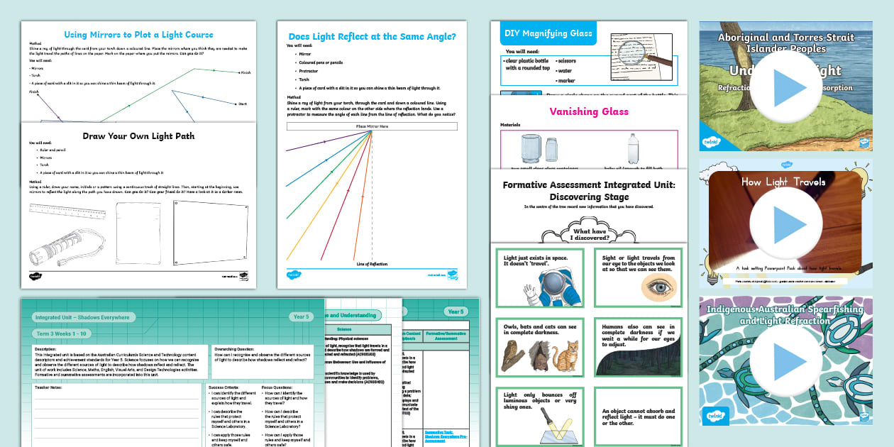 STEM IU Yr 5 Shadows Everywhere Wk 3-4 (teacher made)