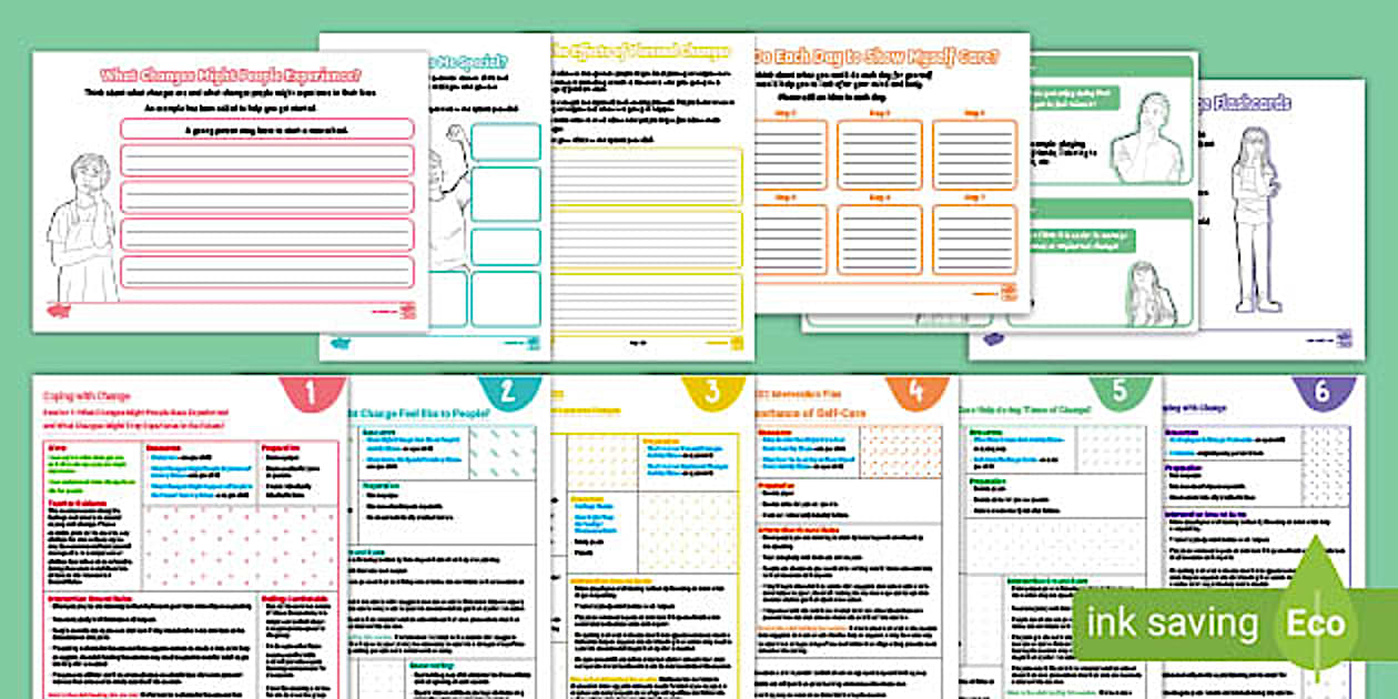 Coping with Change UKS2 SEMH Intervention Pack - Twinkl