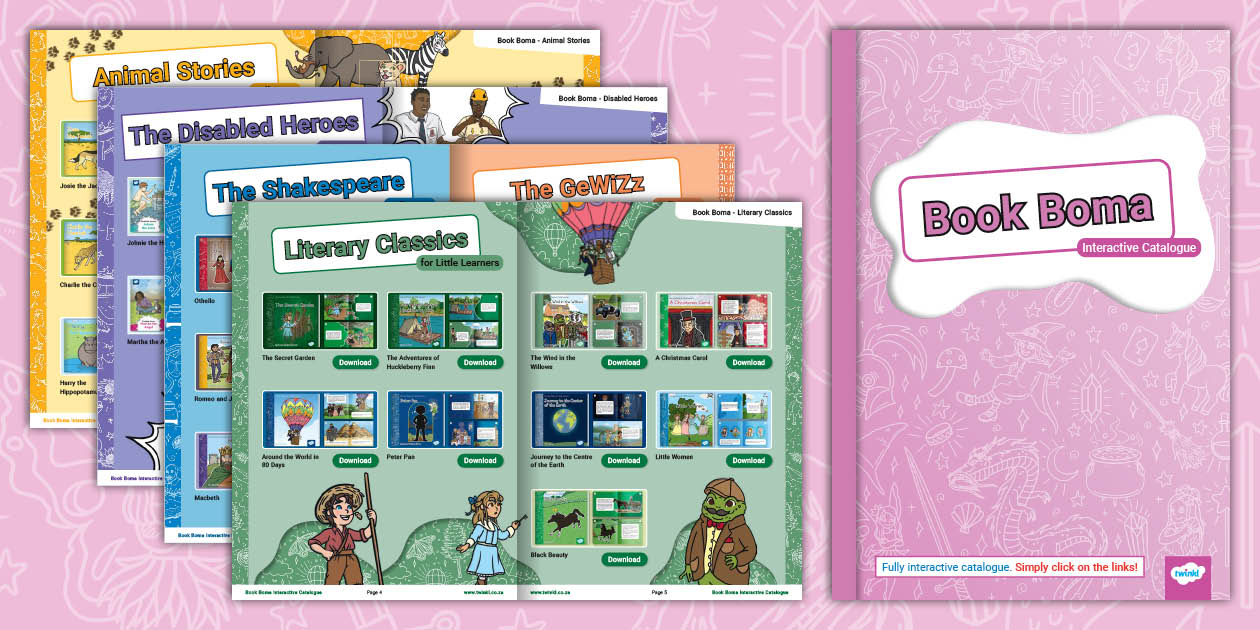 FREE! - Book Boma Interactive Catalogue (teacher made)