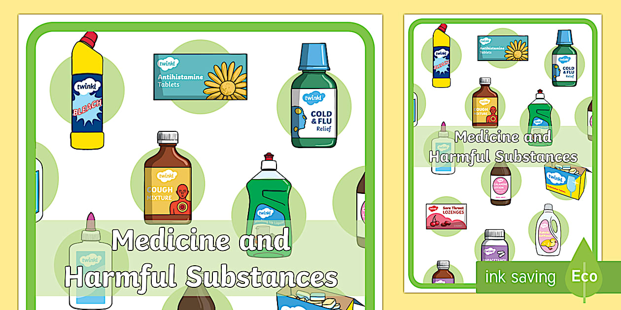 CfE (Early) Medicine and Harmful Substances Display Posters