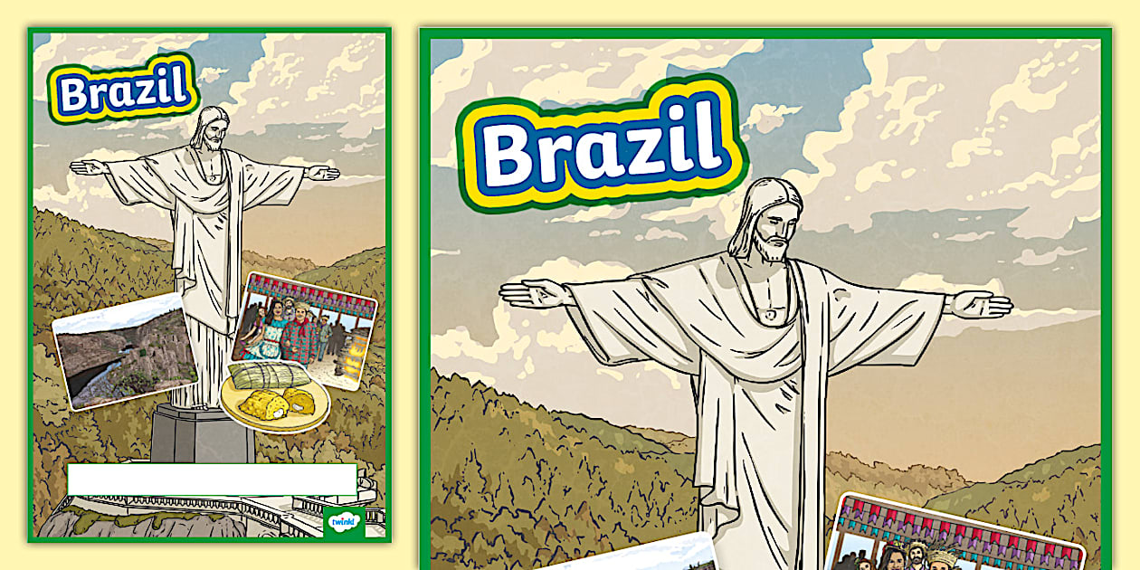 Brazil Book Cover - KS2 - Twinkl