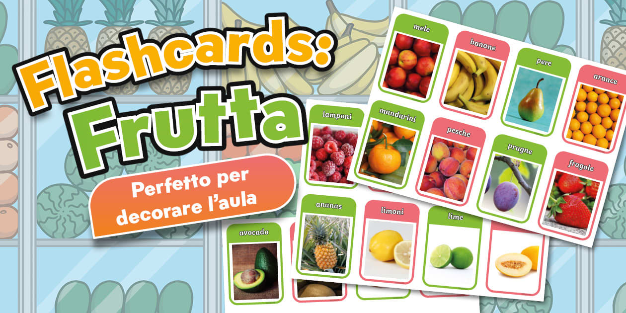 Flashcards: Frutta