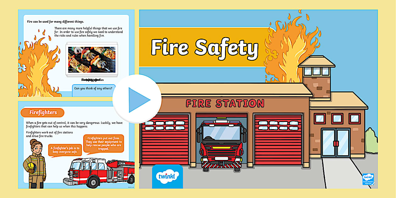 Fire Safety PowerPoint (teacher made) - Twinkl