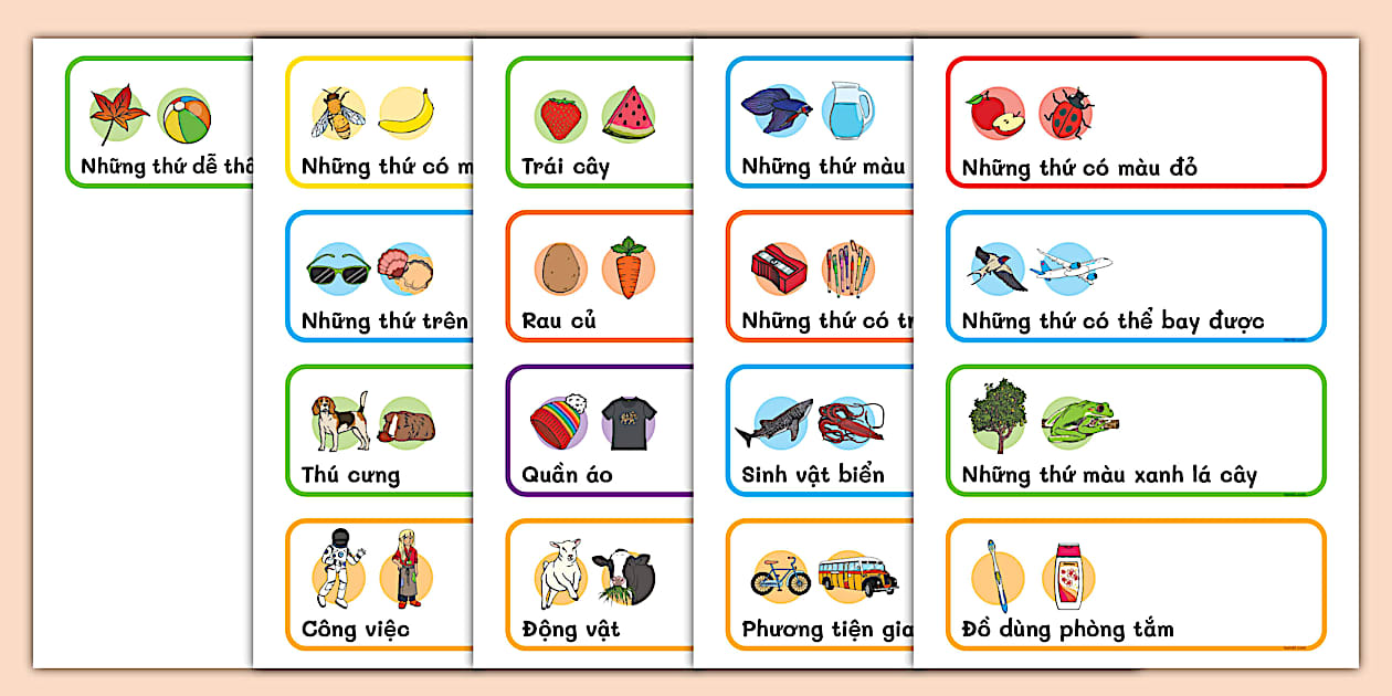 Trò Chơi Kể Tên Thêm 3 Món Vào Danh Sách - Twinkl