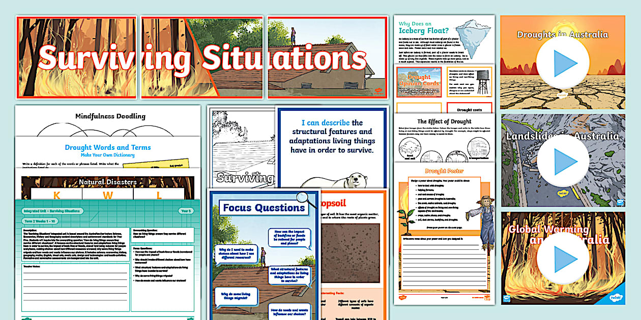 Surviving Situations Year 5 Weeks 1-2 - Resource pack