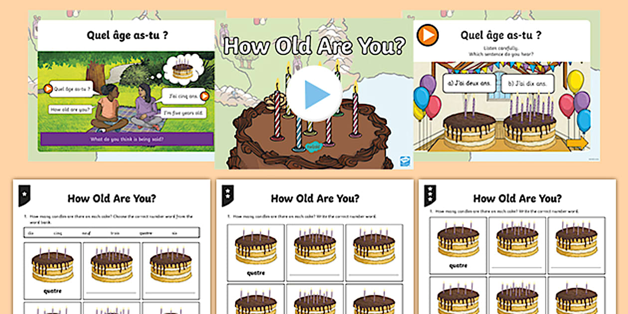 👉 How Old Are You in French Language | Twinkl | French | KS2