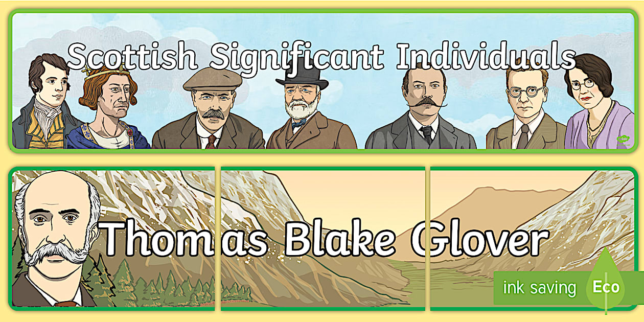 Scottish Significant Individuals Display Banners - Twinkl