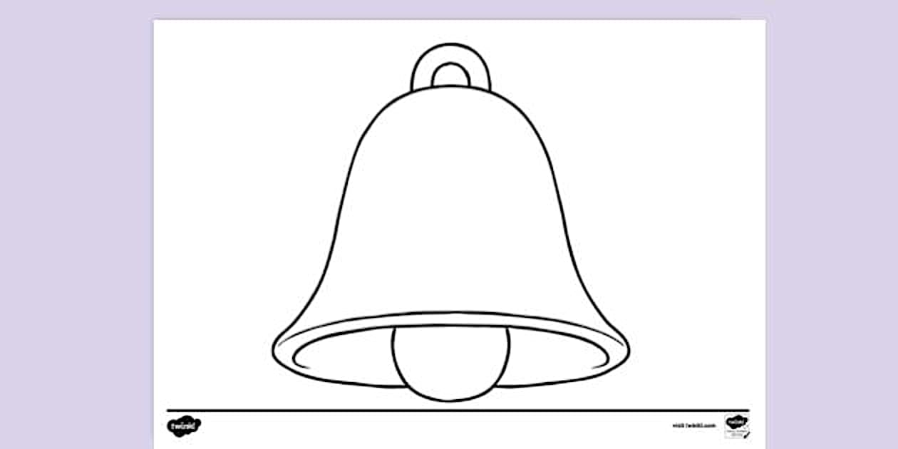 Bell Colouring-In Sheet | Twinkl Primary Resources - Twinkl
