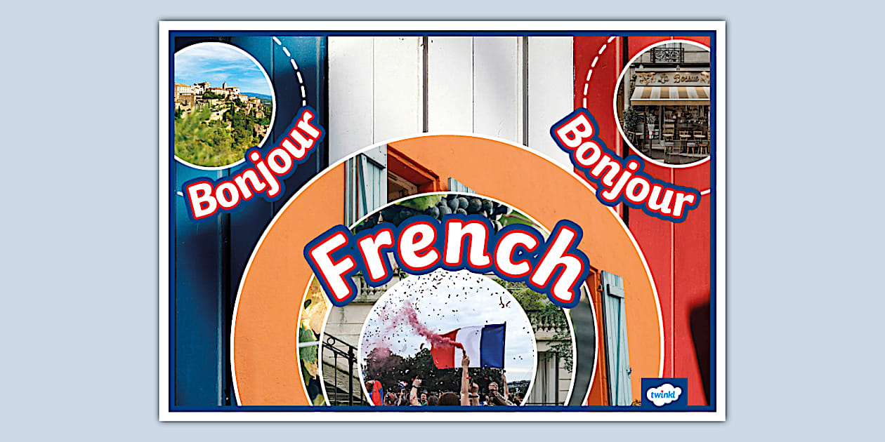 👉 French Photo Display Poster (teacher made) - Twinkl