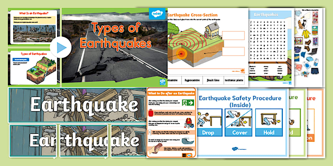Earthquake Teaching Resource Pack (teacher made) - Twinkl
