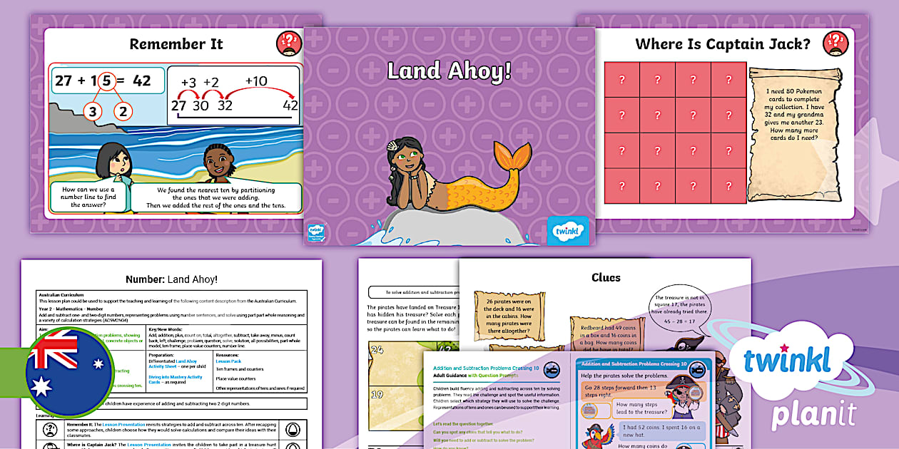 Year 2 Addition and Subtraction Solve Problems Lesson 4