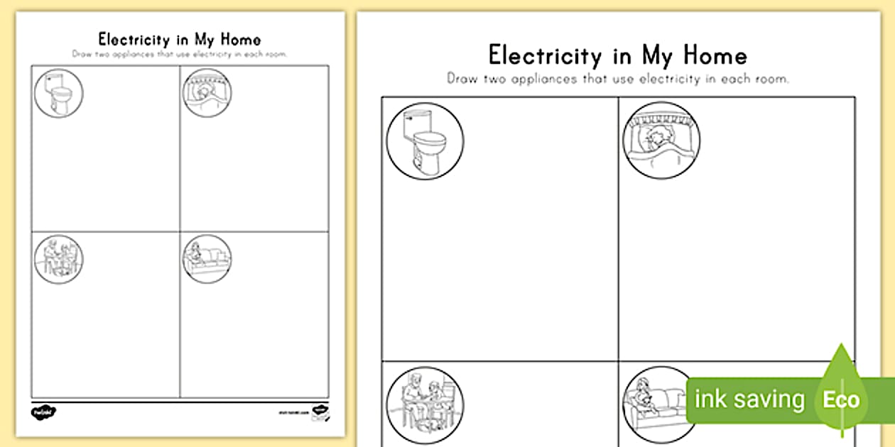 Electricity Activity Sheets | K-2nd Grade | Twinkl CA