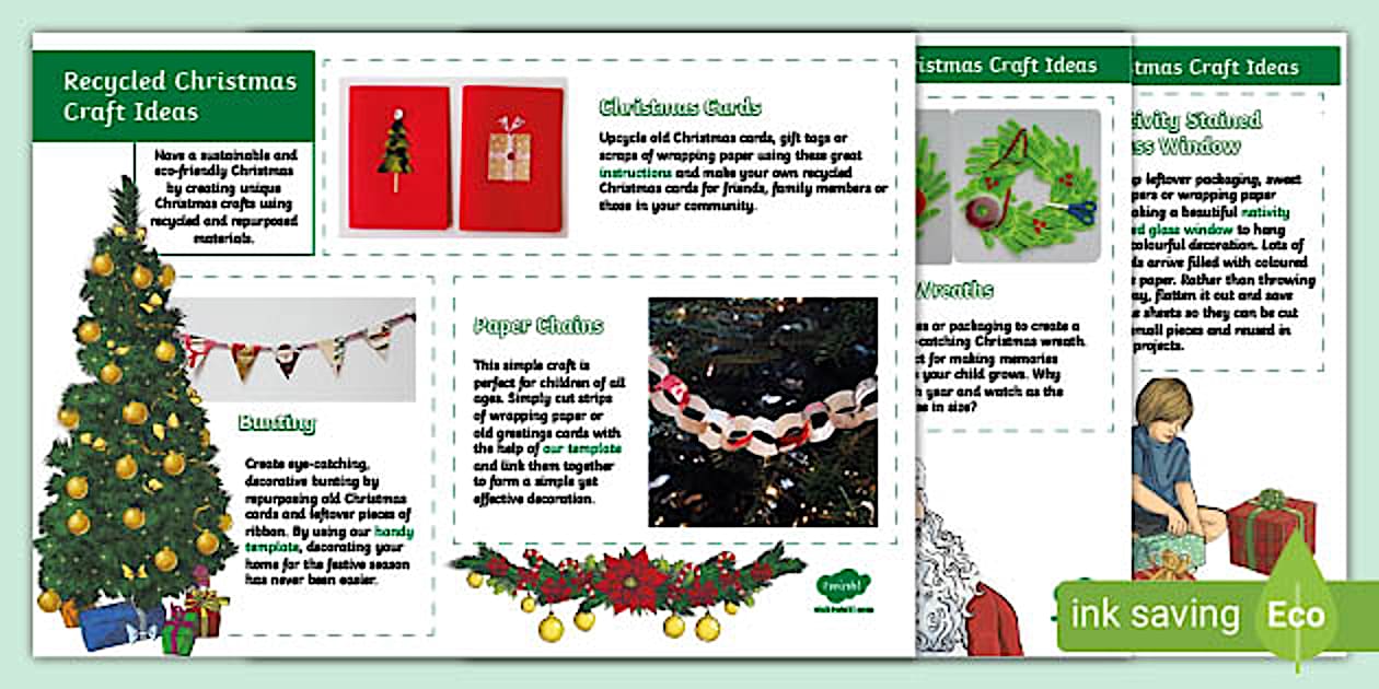 Christmas Decorations from Recycled Materials | Craft Ideas