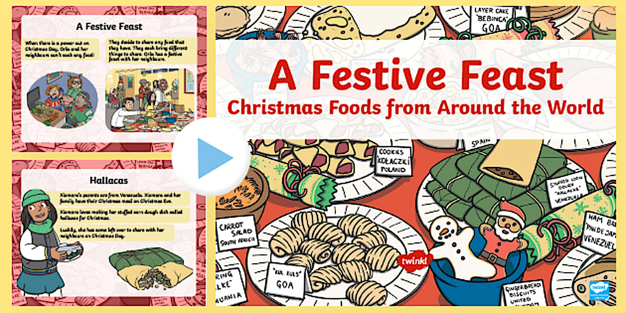 Christmas Foods from Around the World PowerPoint - Twinkl