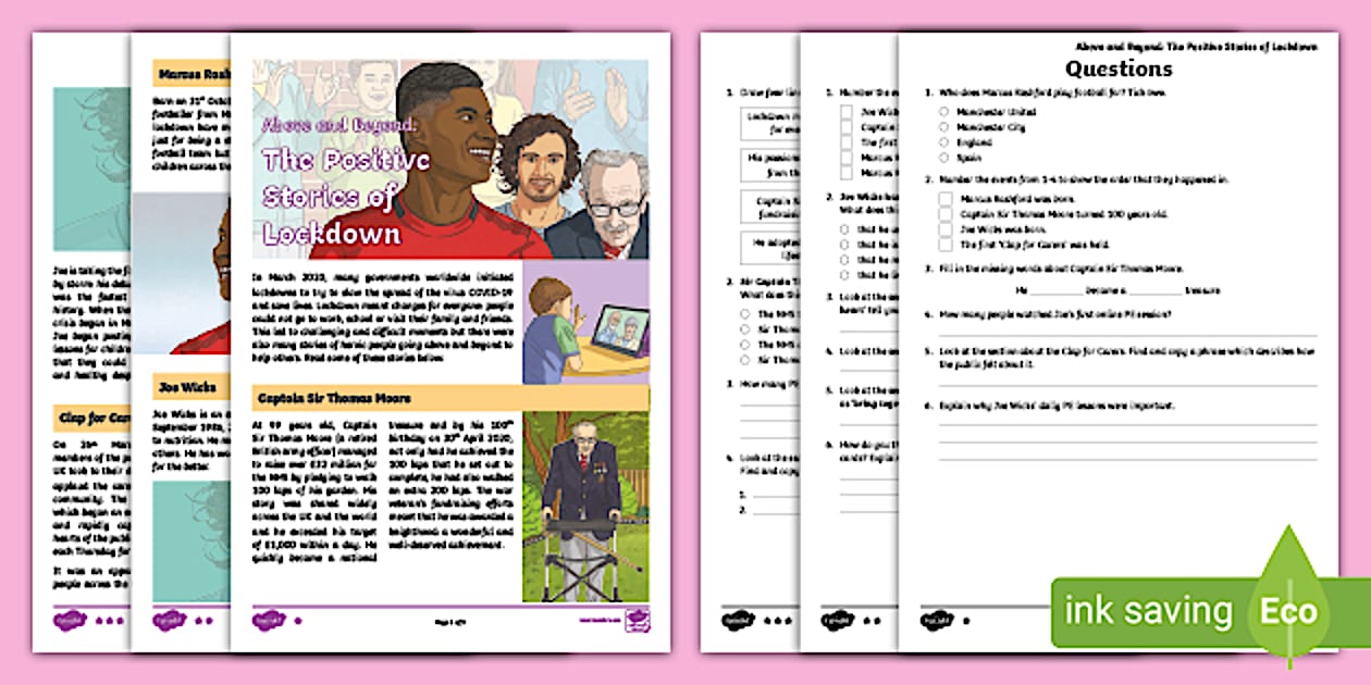 UKS2 Above and Beyond: The Positive Stories of Lockdown Differentiated ...