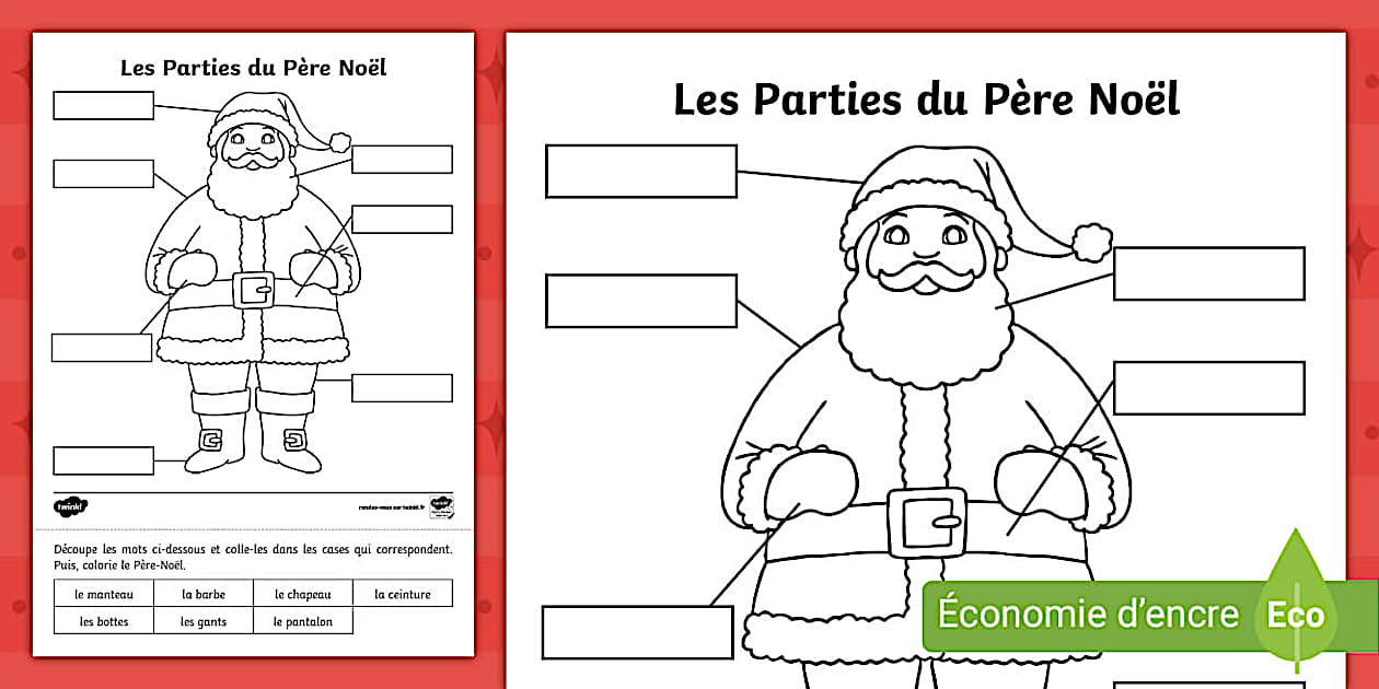 Père Noël pour les maternelles - Lecture - Cycle 1