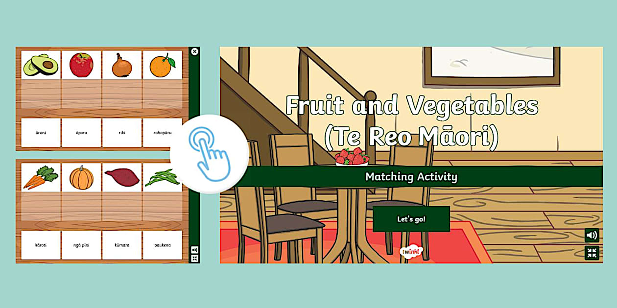 Te Reo Māori: Fruit Matching Activity