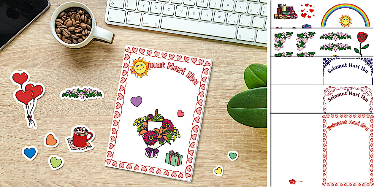 Aktiviti Membuat Kad Hari Ibu (Teacher-Made) - Twinkl