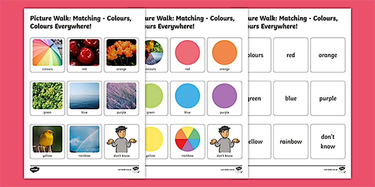 Picture Walk Activity - Reading Comprehension