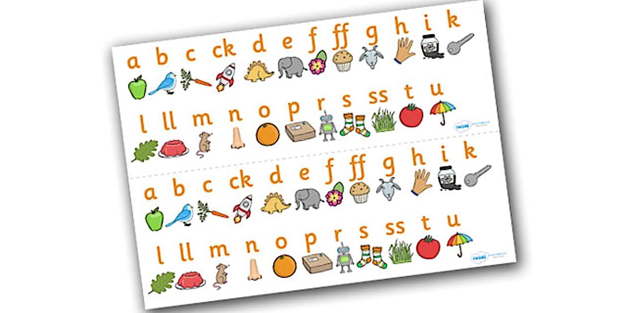 Cursive Phase 2 Sound Strips (l'enseignant a fait) - Twinkl