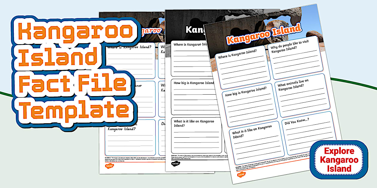 Kangaroo Island Fact File Template