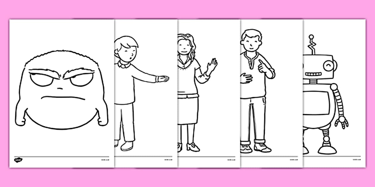 Editable Not Right Now Colouring Sheets (teacher made)
