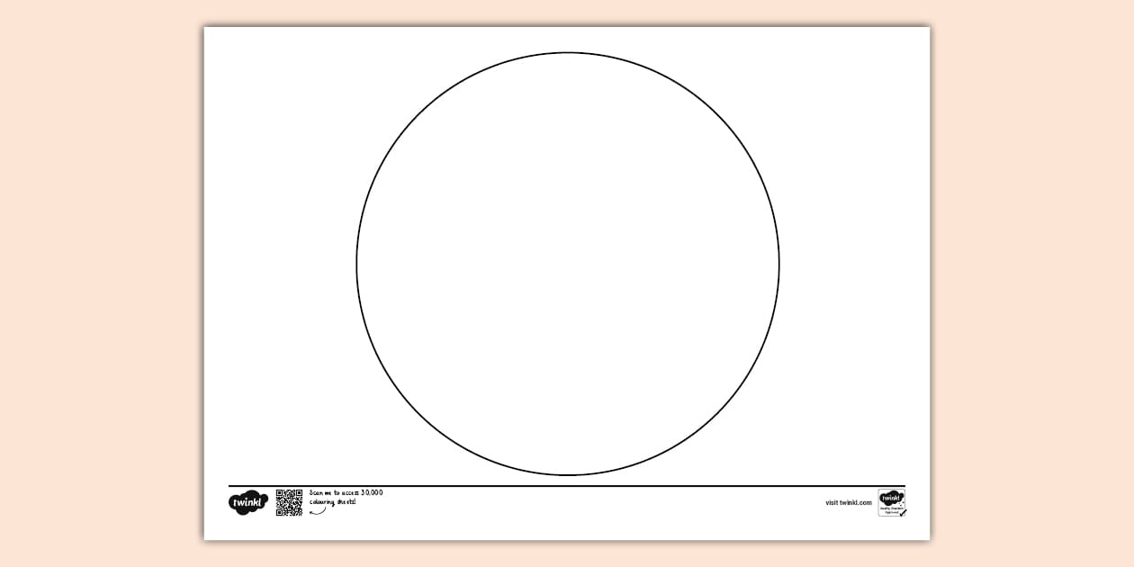 Circle Colouring Sheet | Colouring Sheets (Teacher-Made)