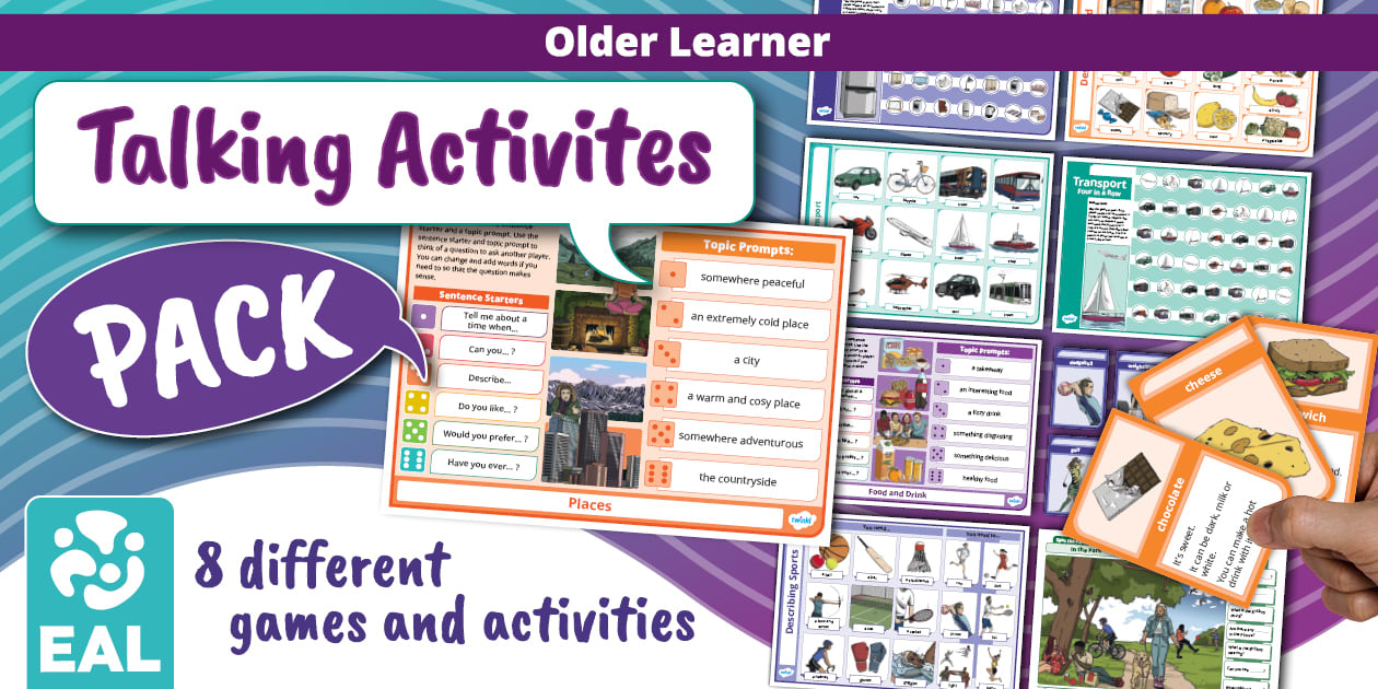 EAL Older Learners - Talking Activities Pack
