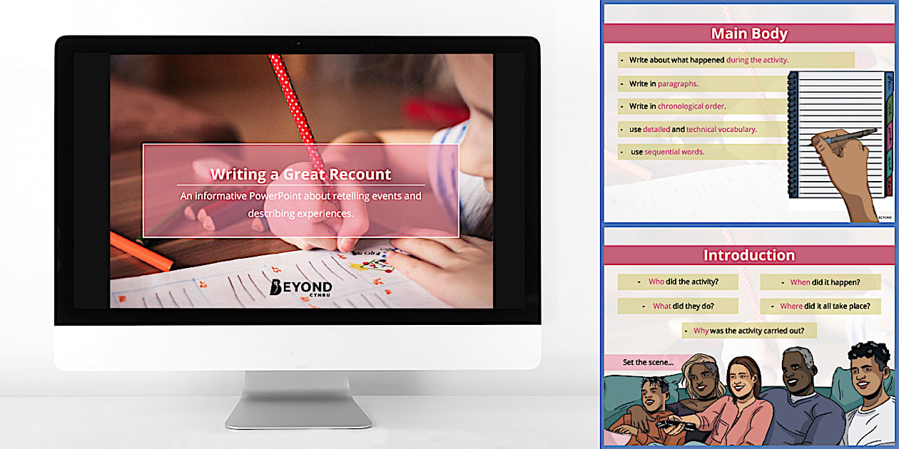 Beyond Cymru: Writing a Great Recount