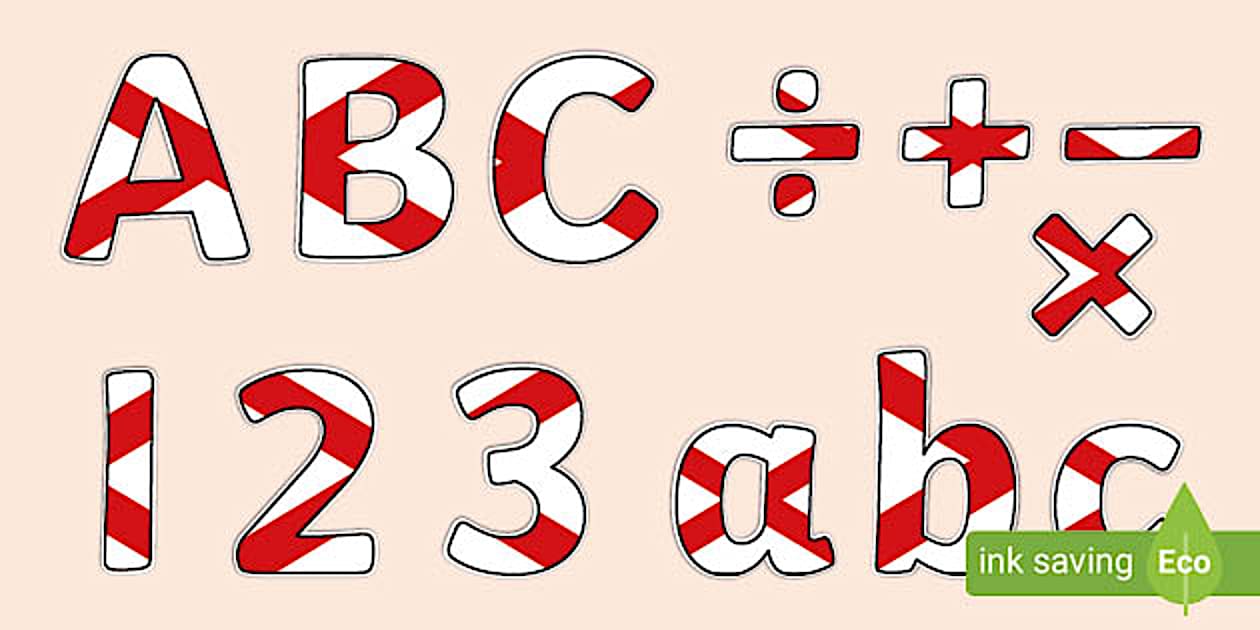 Saint Patrick's Flag Display Lettering - Twinkl