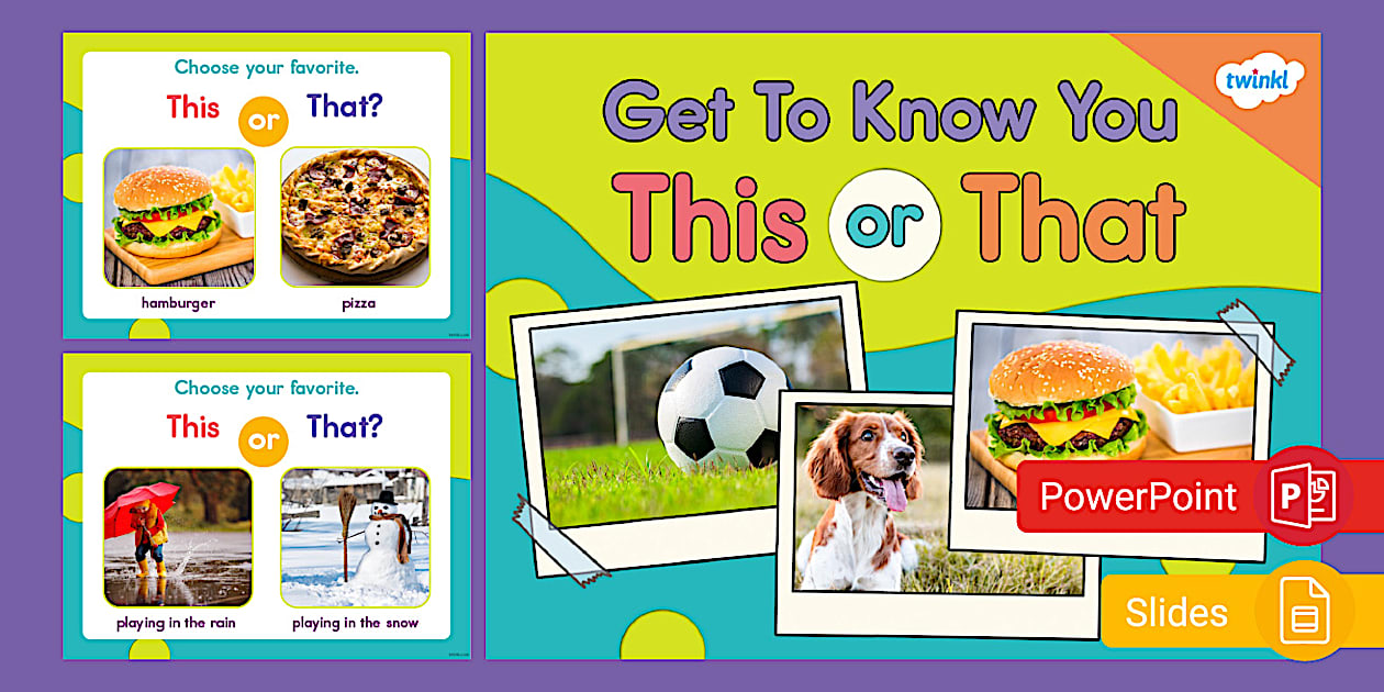 Get to Know You Slides | Resource | Twinkl USA - Twinkl