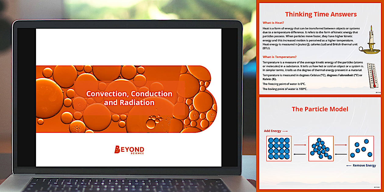 Convection, Conduction and Radiation Presentation - Twinkl