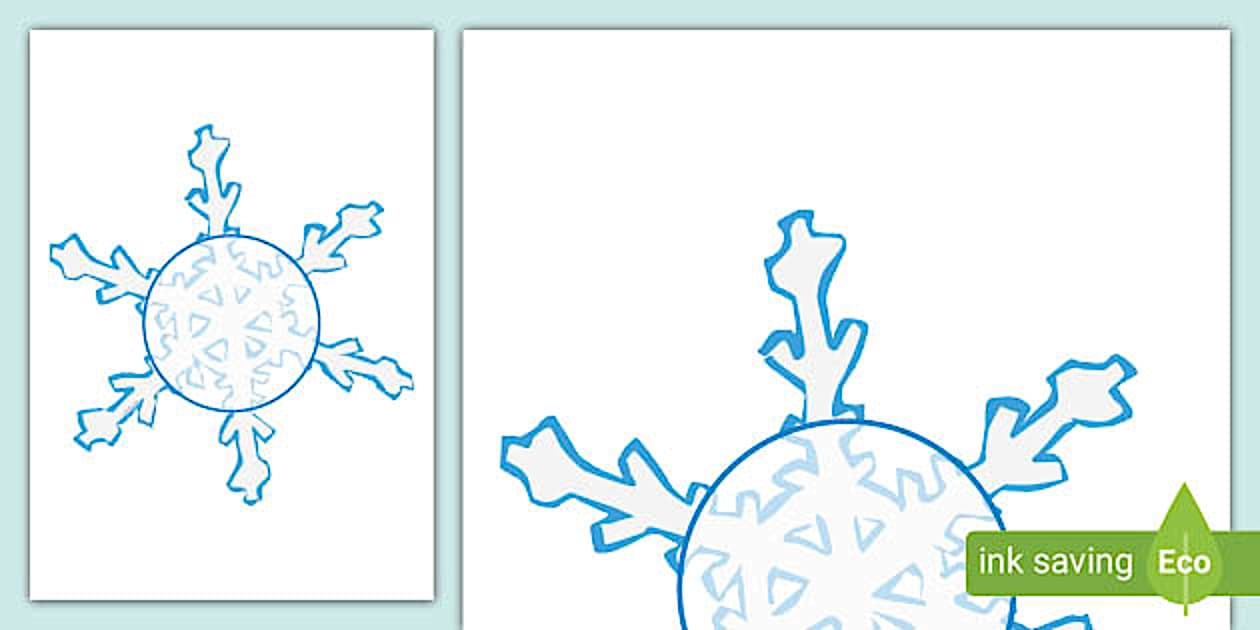 👉 Editable Display Snowflakes (teacher made) - Twinkl