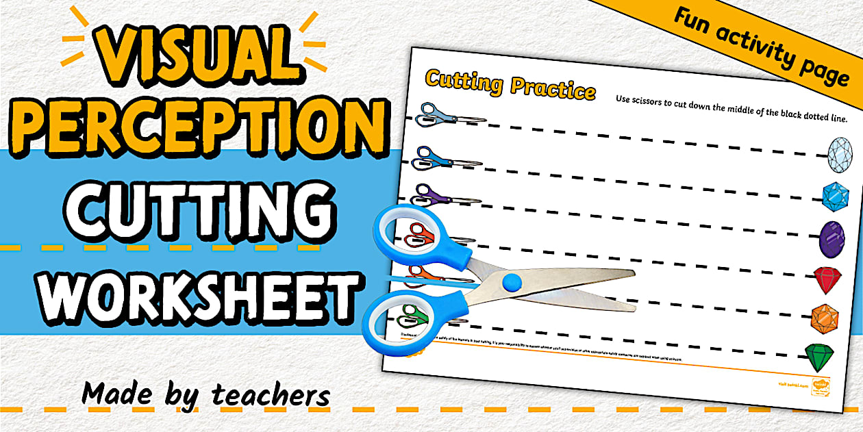Cutting Skills Activity Sheet