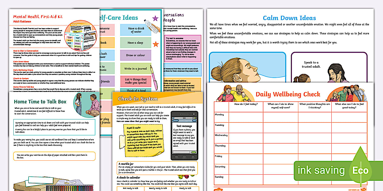 Youth Mental Health First-Aid Kit KS2 - Twinkl Life