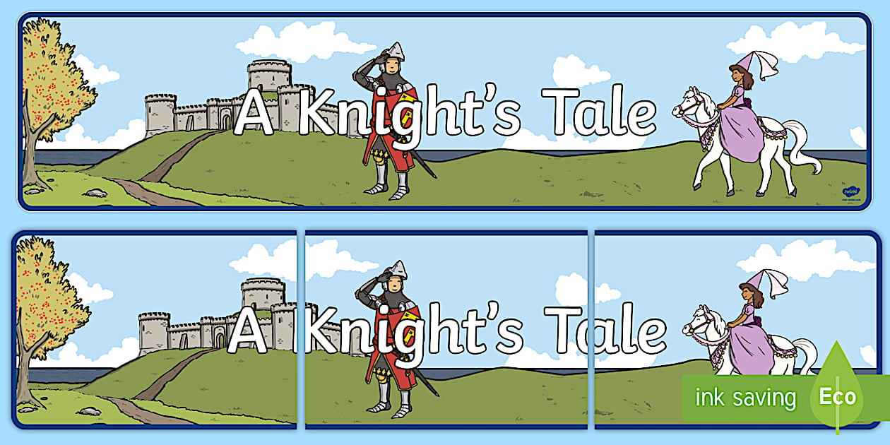 A Knight's Tale Display Banner (Hecho por educadores)