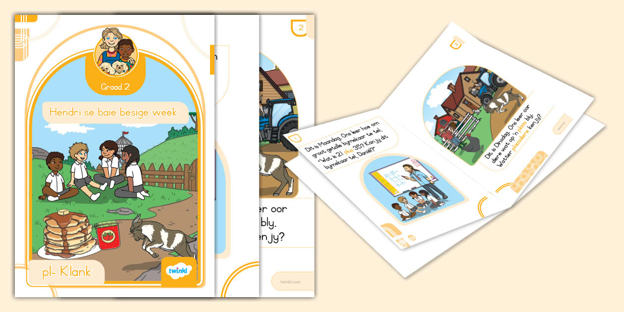 FREE! - Graad 2 Klanke pl- e-boek (teacher made) - Twinkl