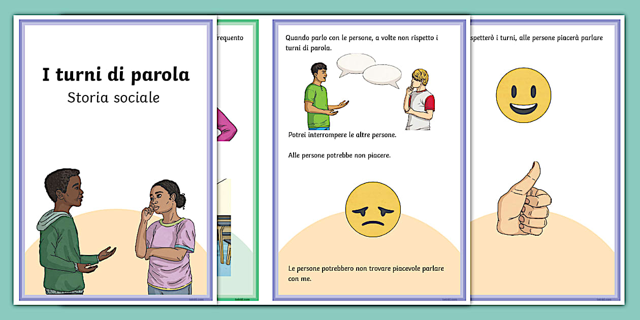 Situazione sociale: i turni di parola (KS3) (profesor hizo)