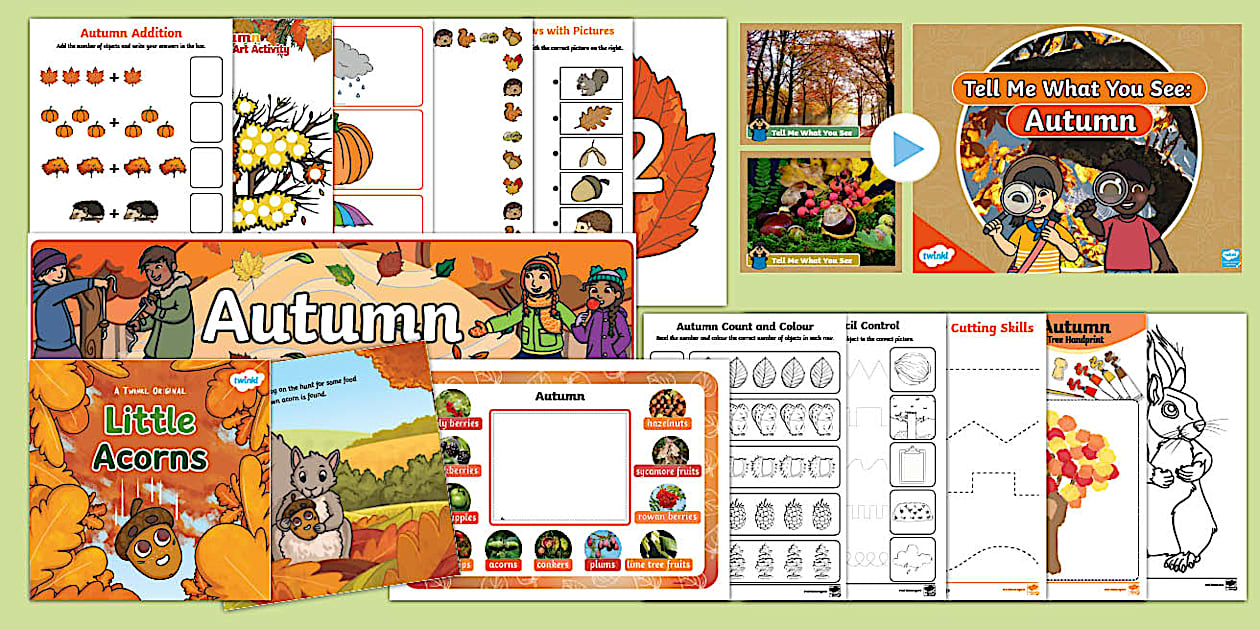 Early Years Autumn Taster Pack (teacher made) - Twinkl